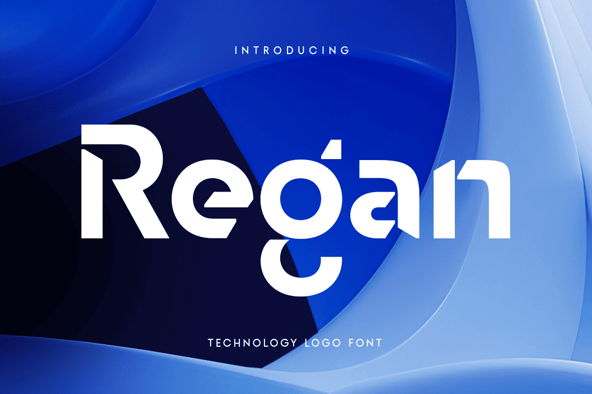Regan - Technology Logo Font – Sensatype Studio