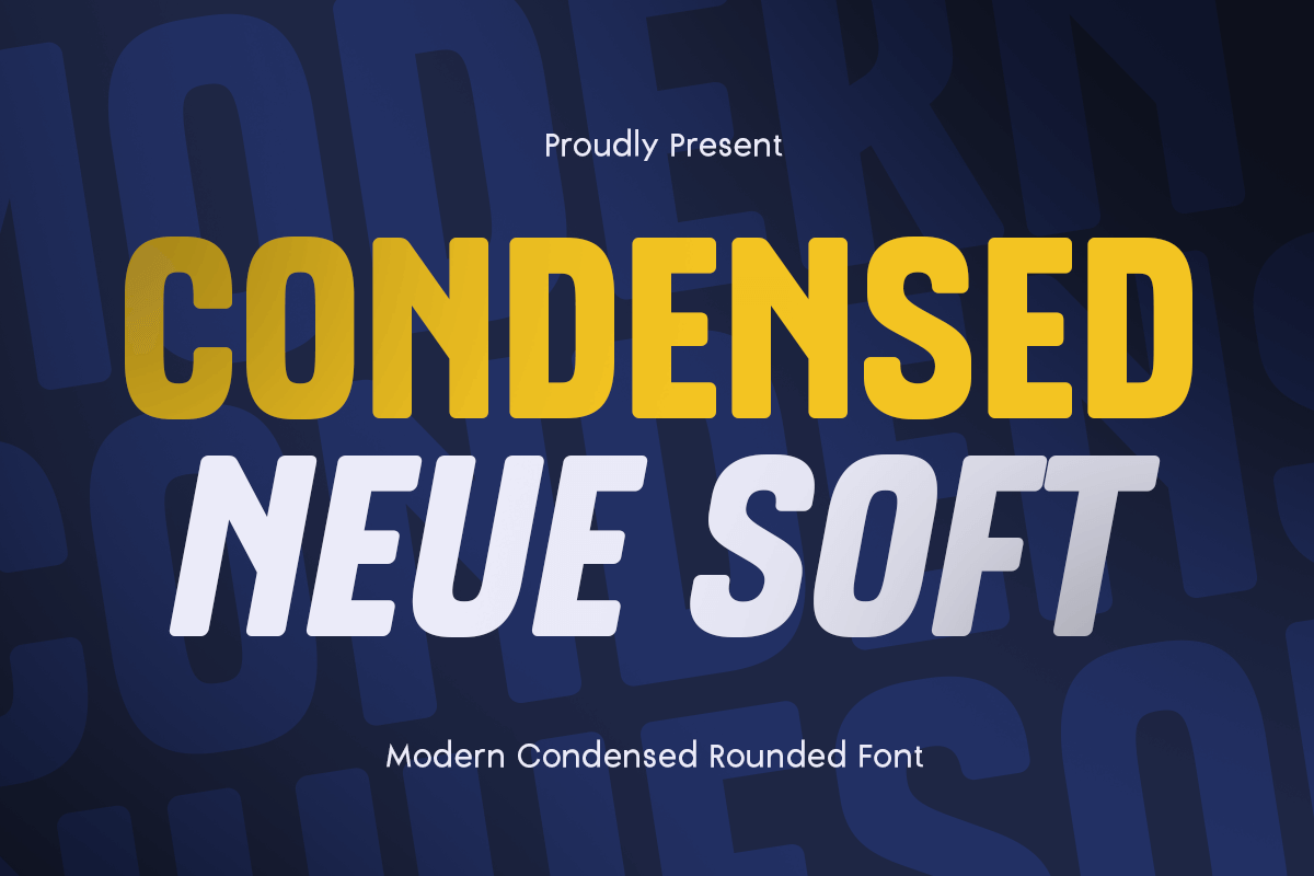 Condensed Neue Soft - Modern Condensed Font – Sensatype Studio