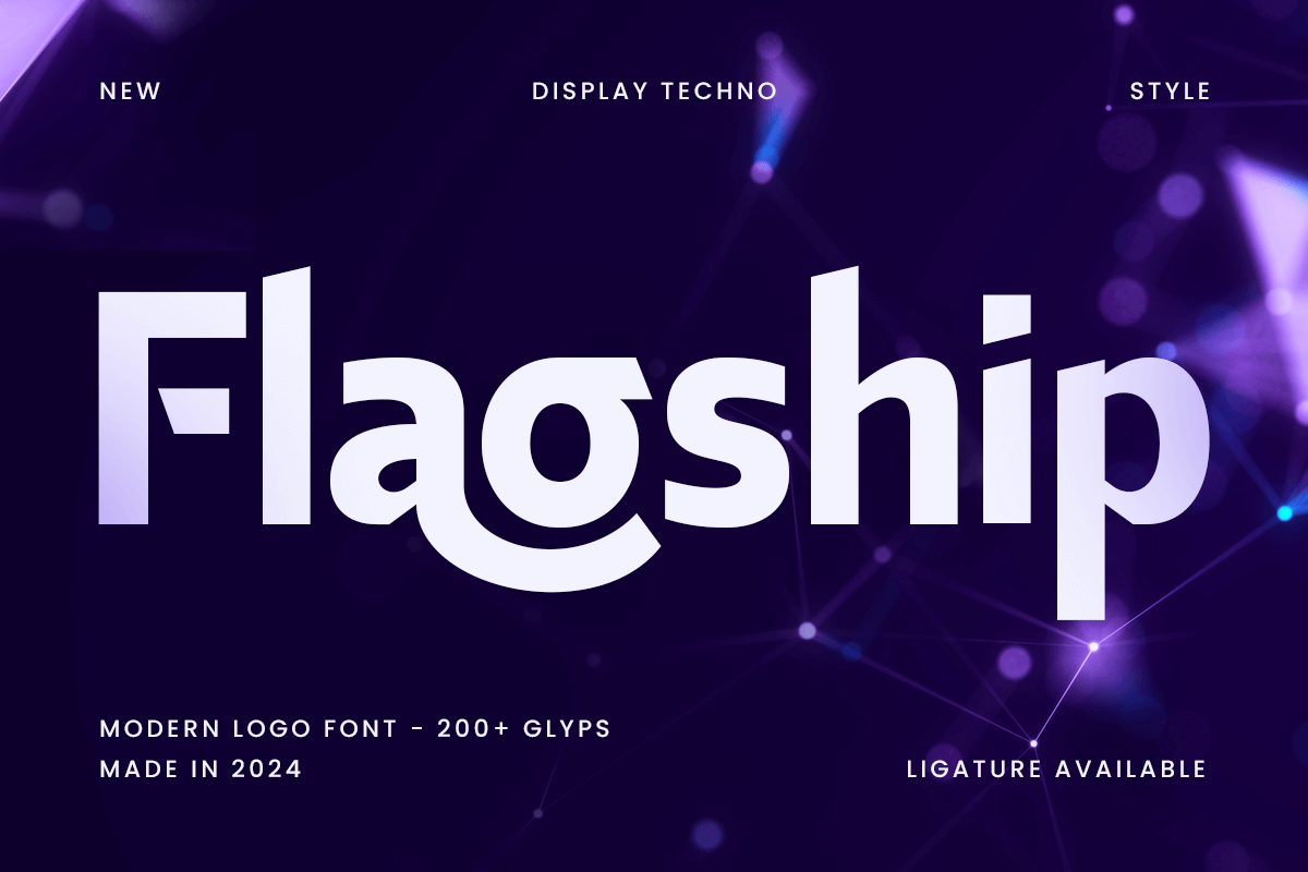 Flagship - Modern Logo Font – Sensatype Studio