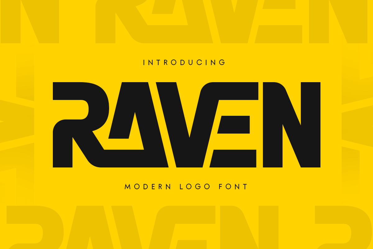 Raven - Modern Logo Font – Sensatype Studio