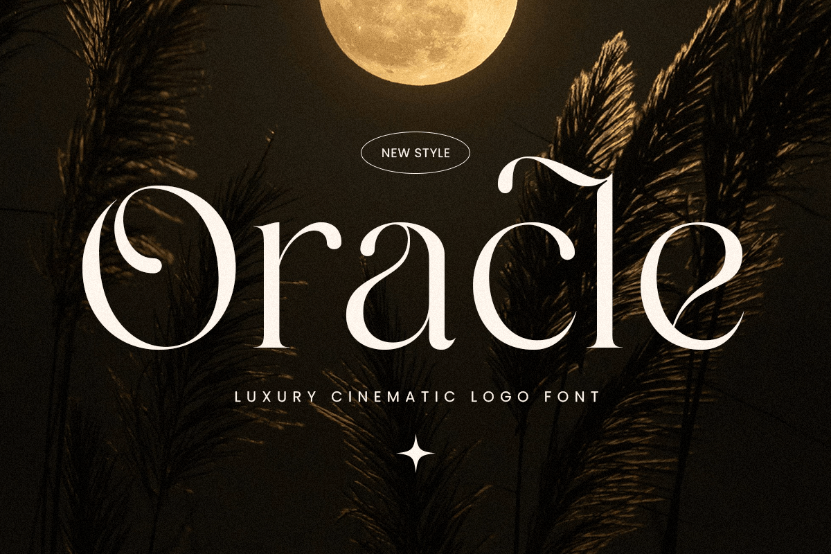 Oracle - Cinematic Luxury Logo Font – Sensatype Studio