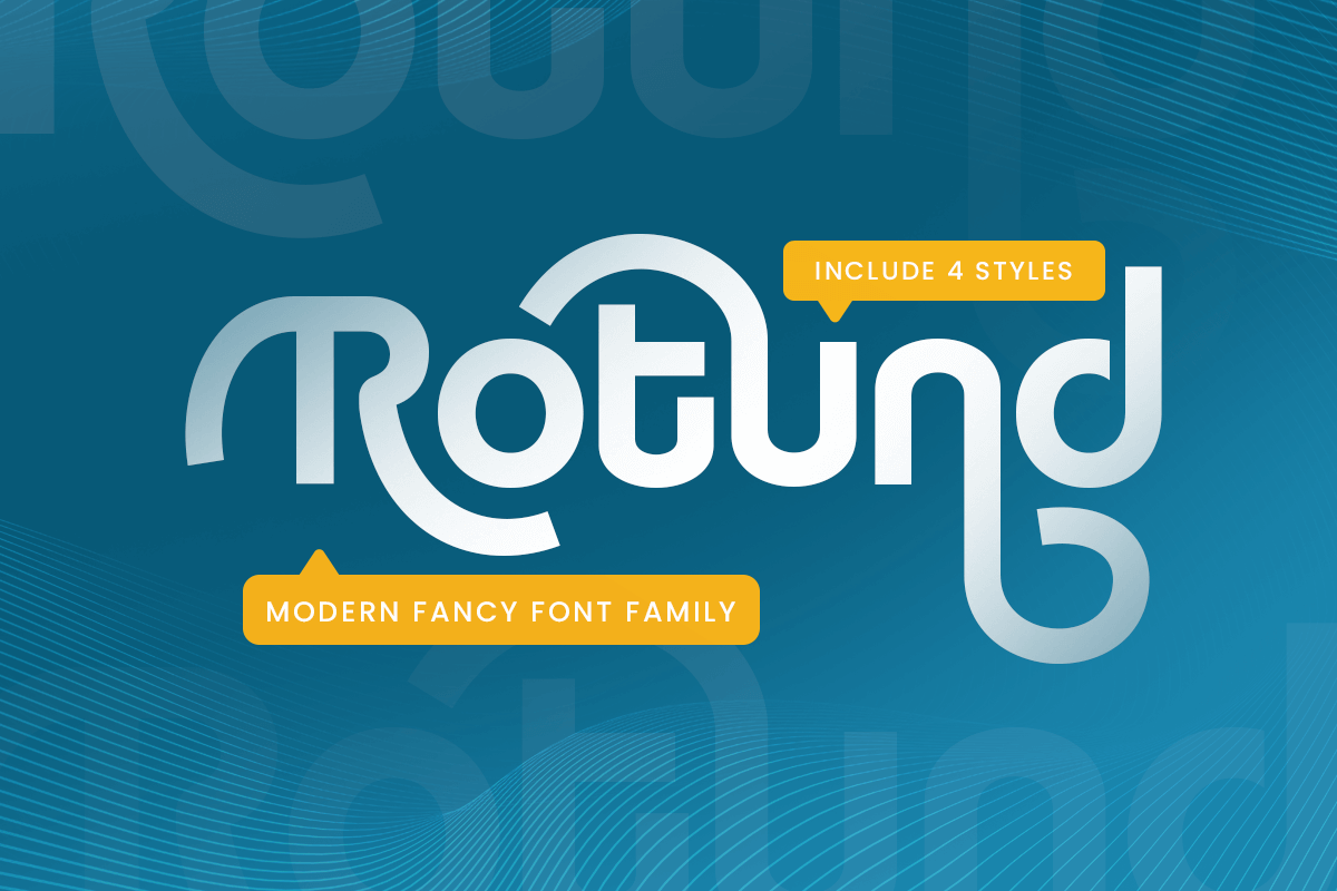 Rotund - Modern Fancy Font Family – Sensatype Studio
