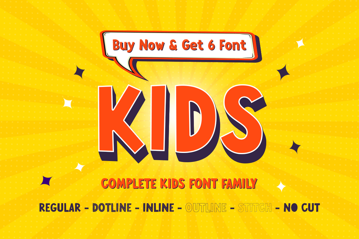 Kids - Complete Kids Font Family – Sensatype Studio