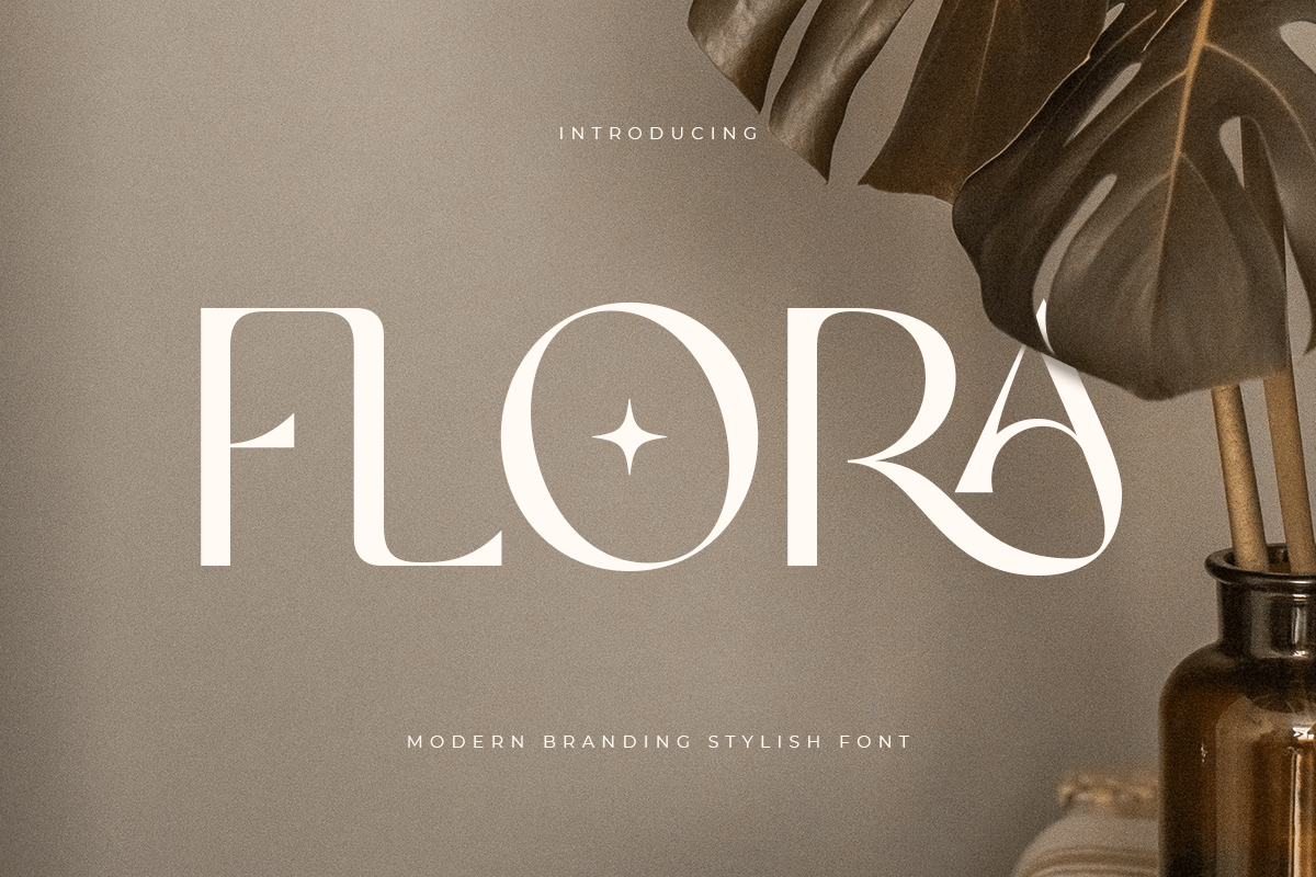 Flora - Modern Branding Stylish Font – Sensatype Studio