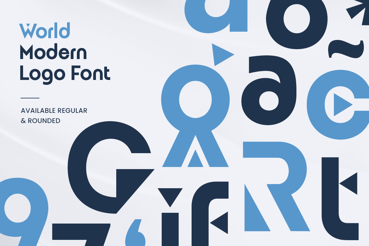 World - Modern Logo Font – Sensatype Studio