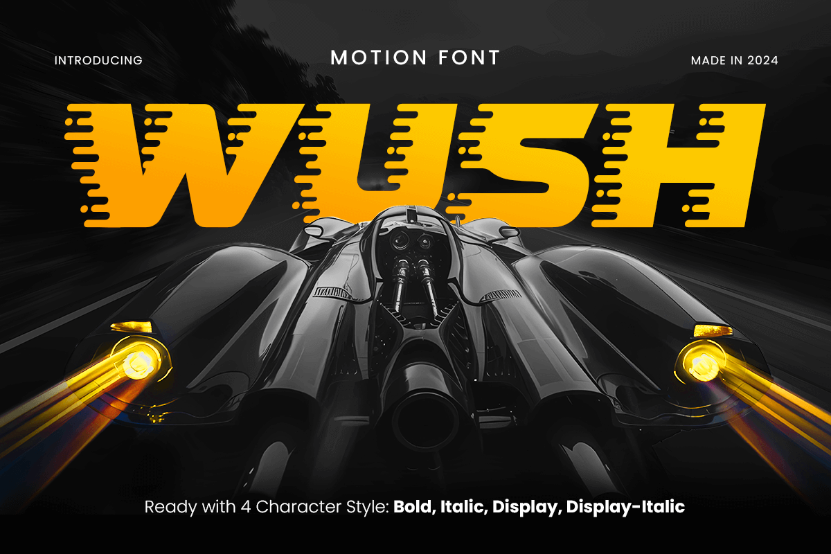 Wush - Motion Font – Sensatype Studio