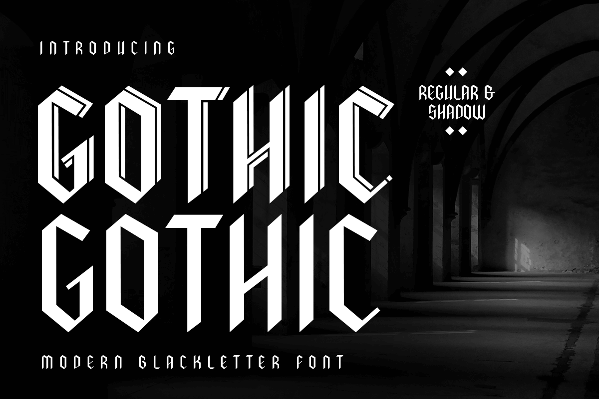 Gothic - Modern Blackletter Font – Sensatype Studio