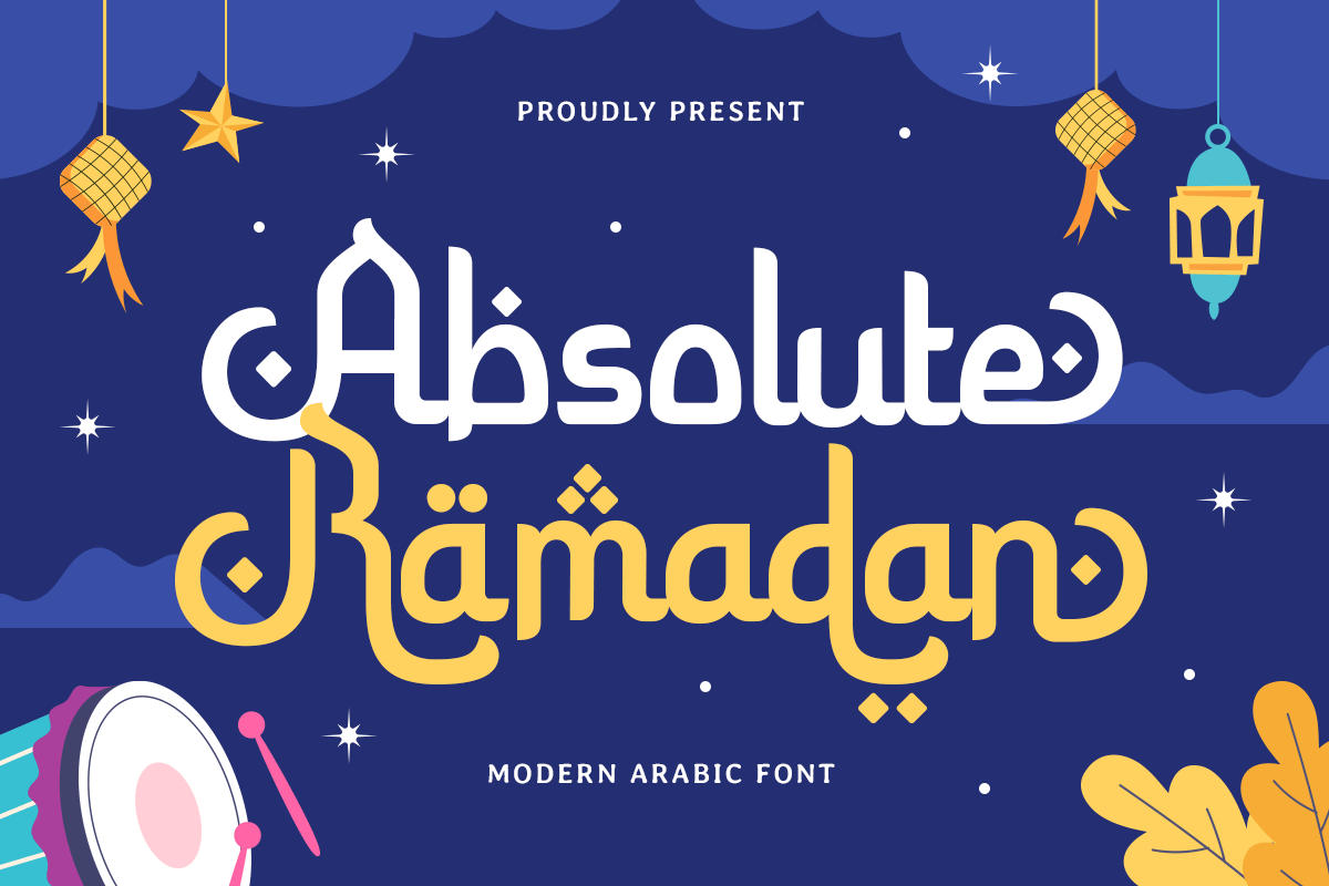 Absolute Ramadan - Modern Arabic Ramadan – Sensatype Studio