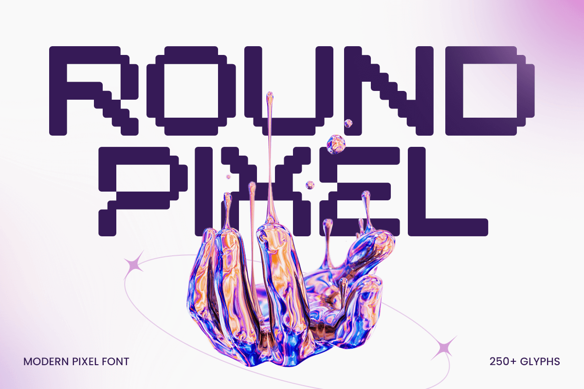 Round Pixel - Bitmap Pixel Font – Sensatype Studio