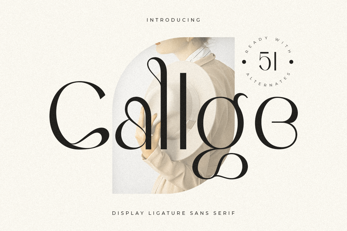 Callge - Display Ligature Sans Serif – Sensatype Studio