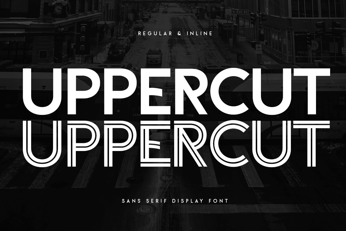 Uppercut - Sans Serif Display Font – Sensatype Studio