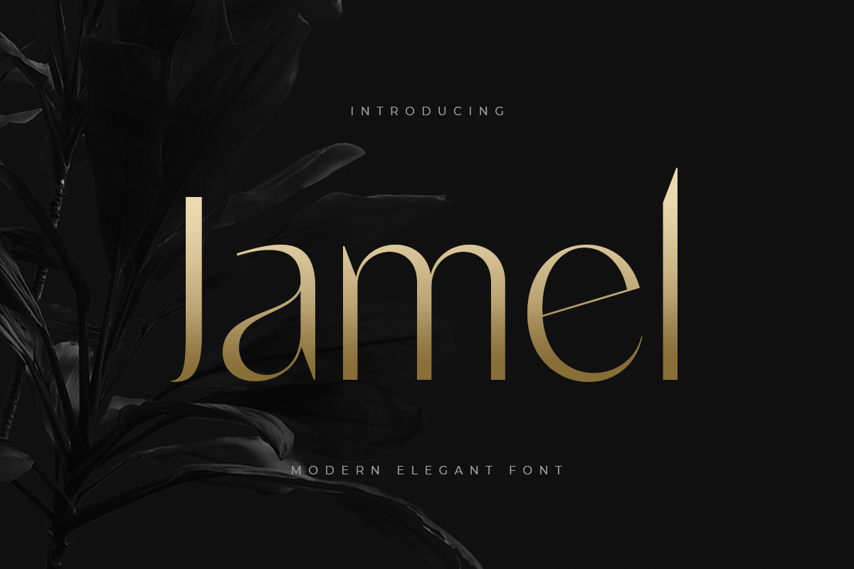 Jamel - Modern Elegant Font – Sensatype Studio