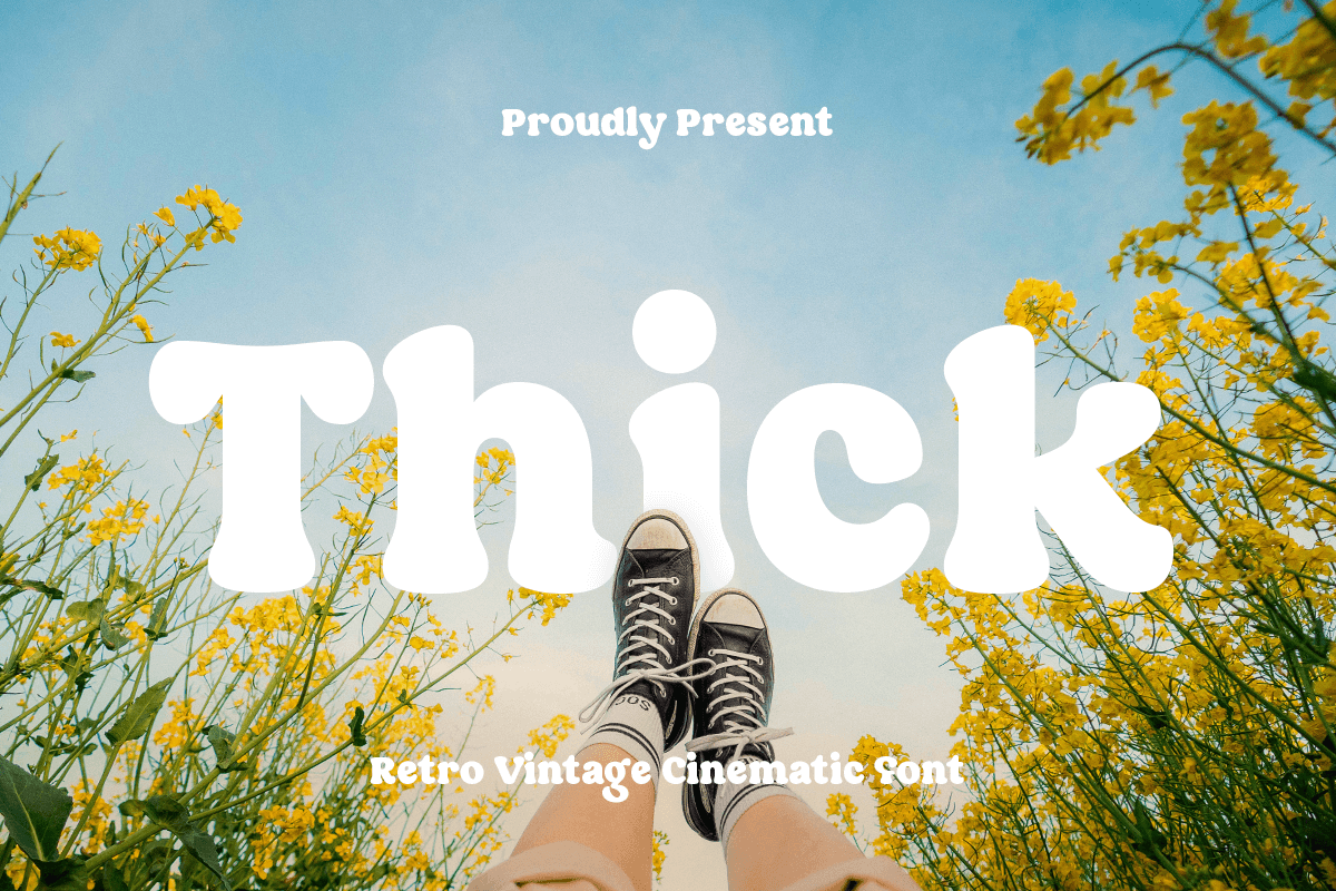 Thick - Retro Vintage Cinematic Font – Sensatype Studio