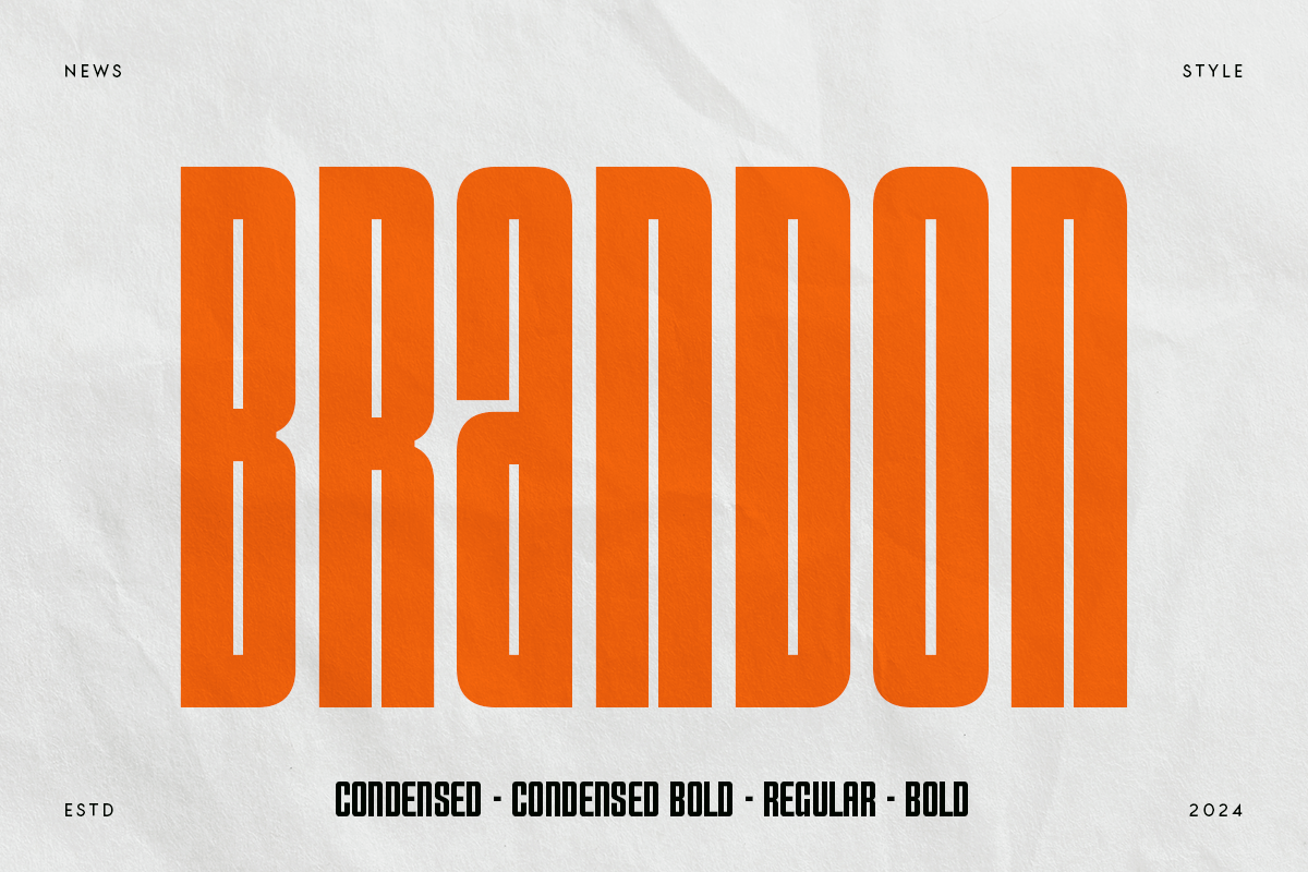 Brandon - Neo Brutalism Font – Sensatype Studio