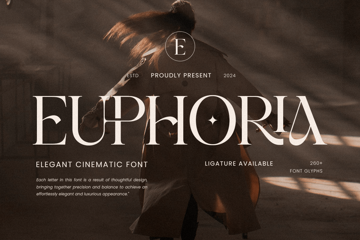 Euphoria - Cinematic Font – Sensatype Studio