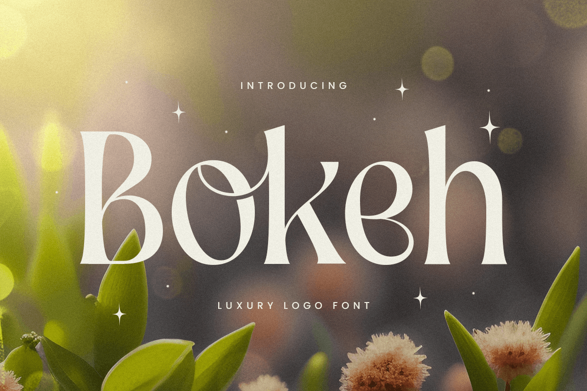 Bokeh - Luxury Logo Font – Sensatype Studio