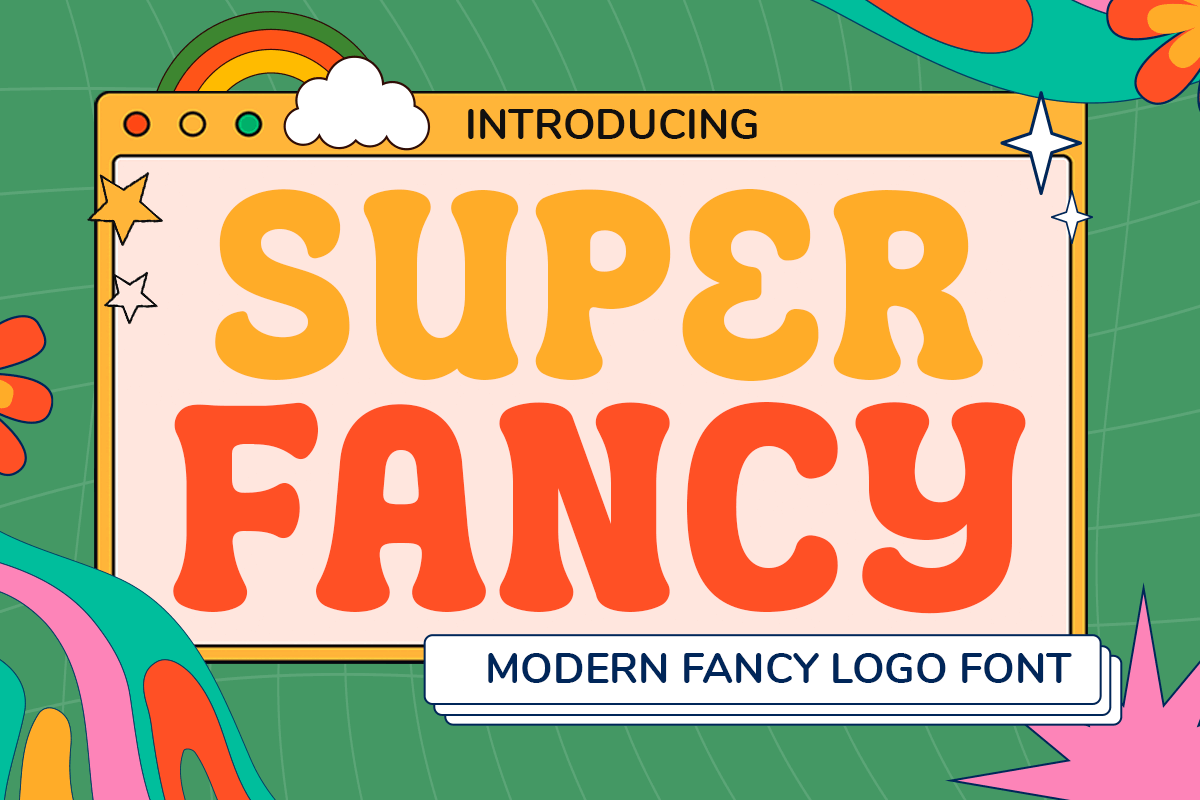 SUPER FANCY - Modern Fancy Logo Font – Sensatype Studio