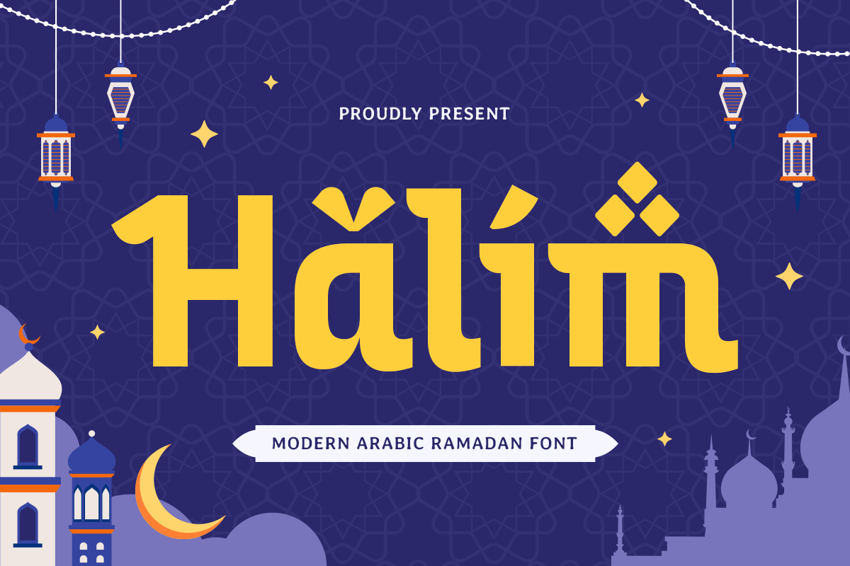 Halim - Modern Arabic Ramadan Font – Sensatype Studio