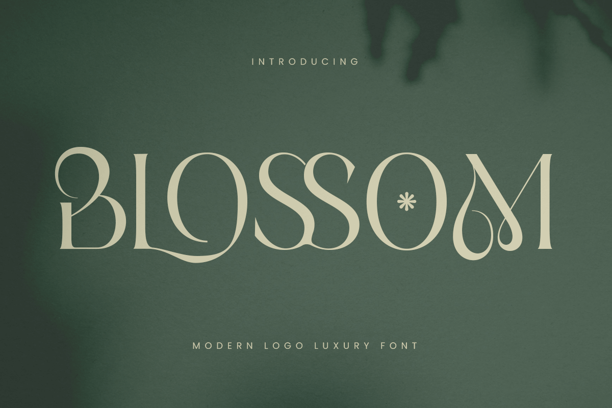 Blossom - Modern Logo Luxury Font – Sensatype Studio