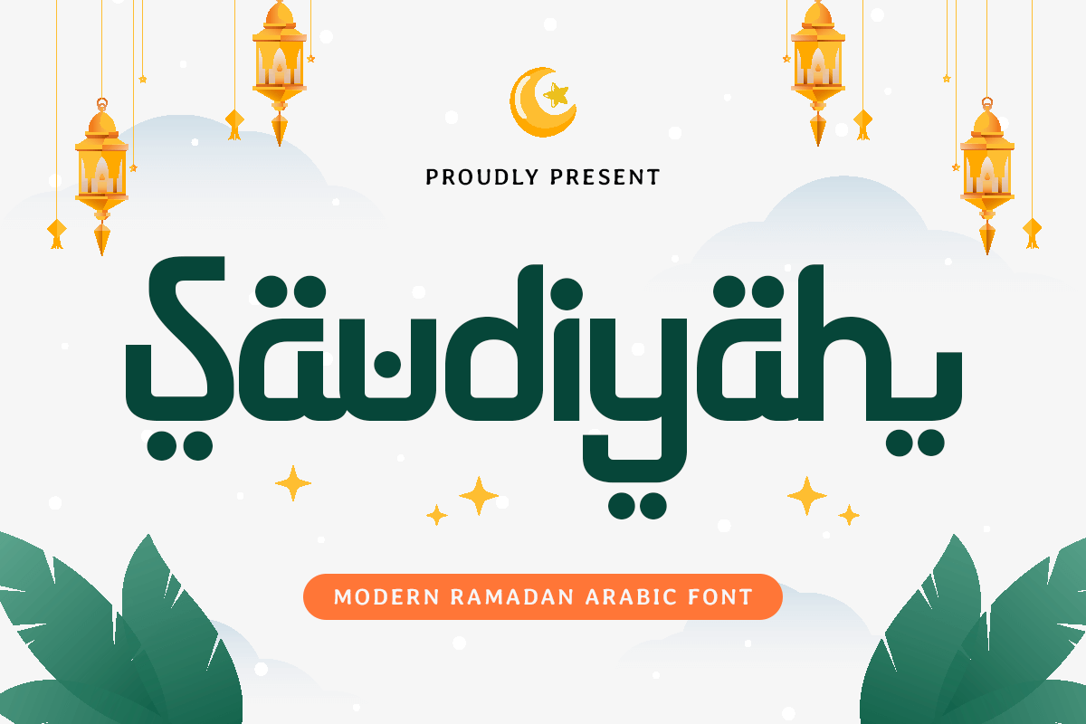 Free Font Saudiyah - Modern Ramadan Arabic Font – Sensatype Studio