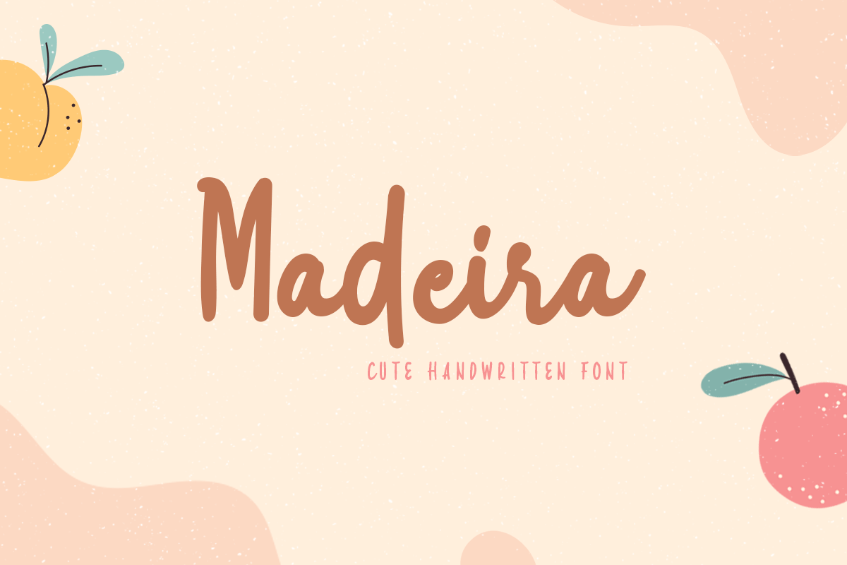 Madeira - Cute Handwritten Font – Sensatype Studio