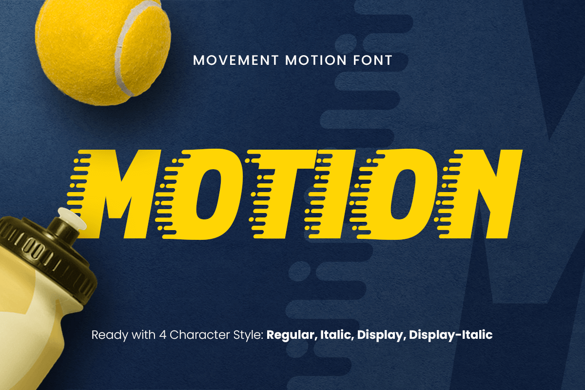 Motion - Movemont Motion Font – Sensatype Studio
