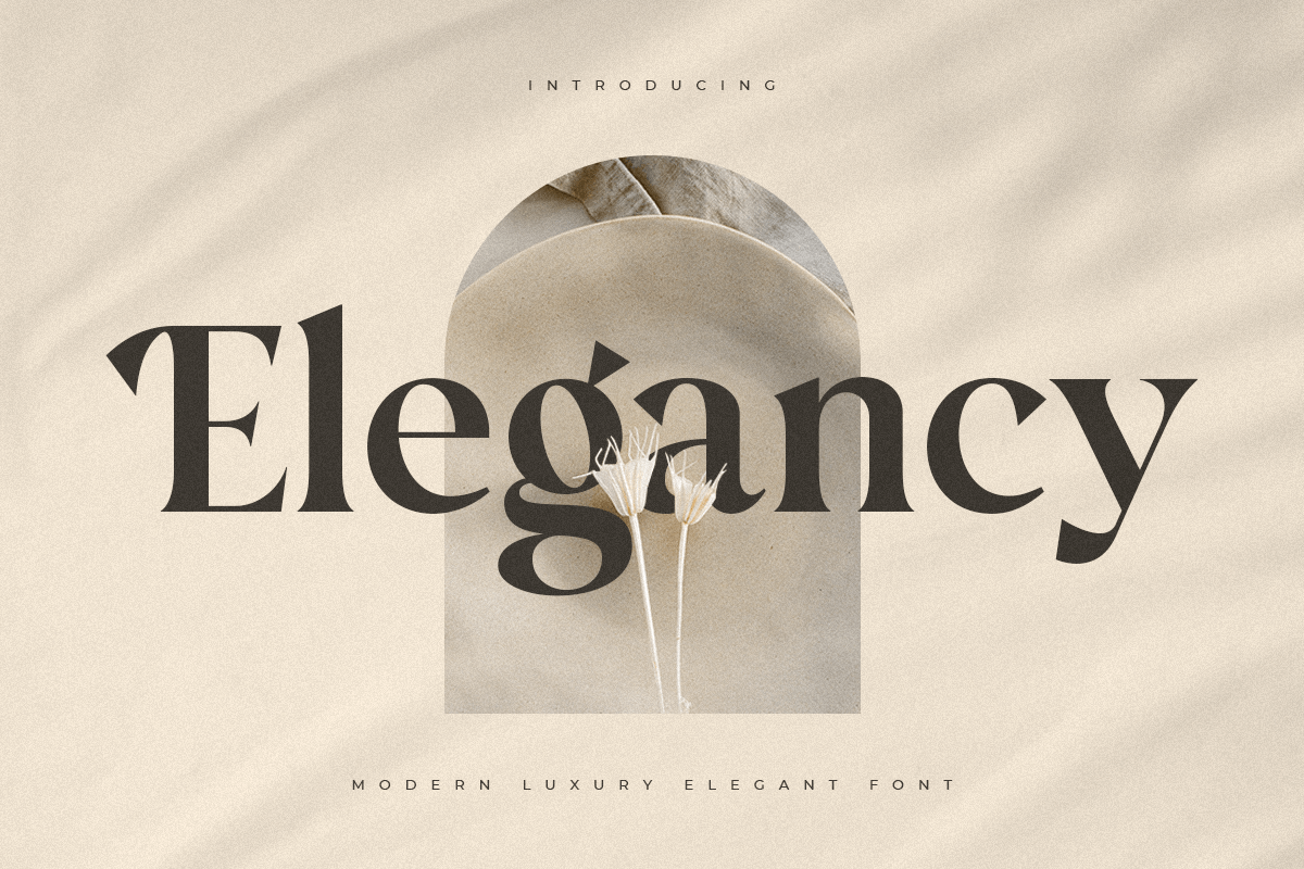 Elegancy - Modern Luxury Elegant Font – Sensatype Studio