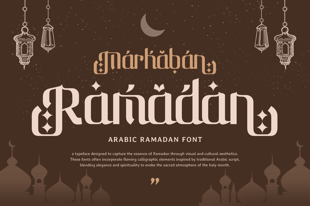 Free Font Marhaban Ramadan - Arabic Ramadan Font – Sensatype Studio